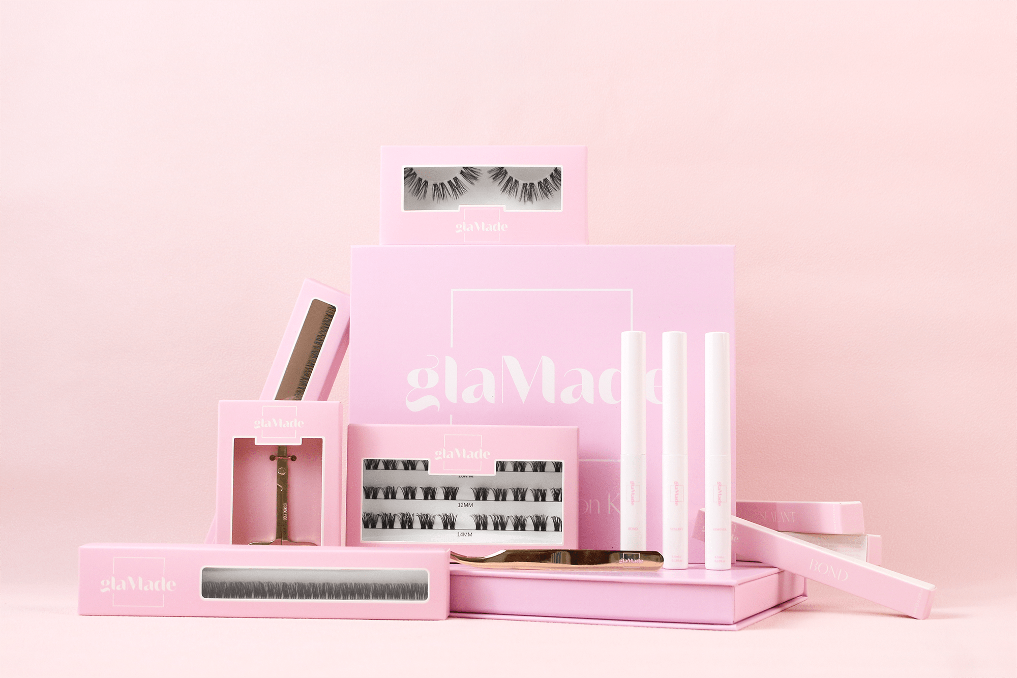 At Home DIY Lash Extensions Complete Collection | GLAMADE